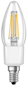 Chytrá stmívatelná WiFi LED žárovka E14 4 W FILAMENT, teplá bílá