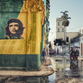 Umělecká fotografie Grafitti  (La Habana Vieja), Roxana Labagnara, (40 x 40 cm)