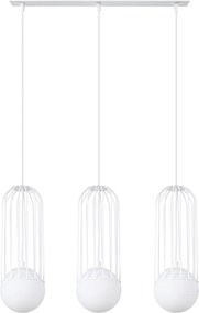 Sollux Lighting Závěsné svítidlo BRINA 3L bílé