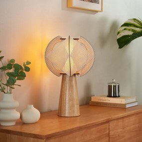 Japandi stolní lampa béžová 45 cm - Gertie