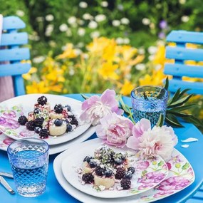 Porcelánová sada talířů square DOLORES 18 ks