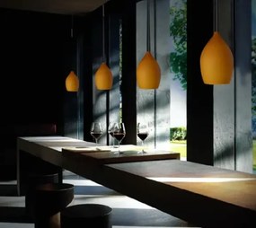 Retro lustr Izza 1 Amber
