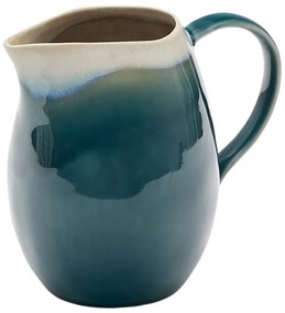 OnaDnes -20% Modro-bílý keramický džbán Kave Home Sanet 5 l