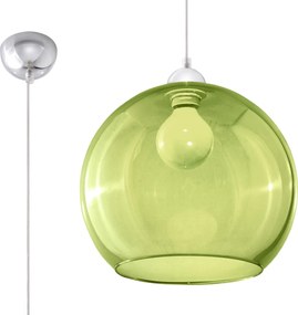 Sollux Lighting Závěsná lampa BALL zelená