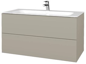 Dřevojas Koupelnová skříň VARIANTE SZZ2 100 Varianta: N01 Bílá lesk / M05 Béžová mat