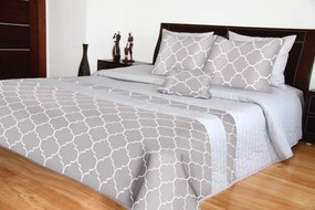 Luxusní přehoz na postel šedý Šířka: 240 cm | Délka: 240 cm