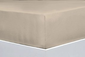 Florella Prostěradlo Avance Jersey Elastan Beige, 140-160x200-220 cm