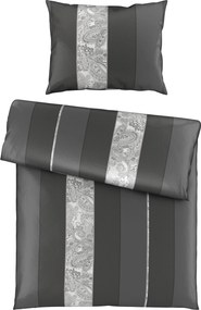 XXXLutz POVLEČENÍ satén antracitová 140/200 cm Dieter Knoll - Povlečení - 004378020101