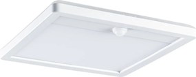 P 94663 LED venkovní panel Lamina vč. pohybové čidlo IP44 hranaté 250x250mm 3000K 14,5W 230V bílá umělá hmota - PAULMANN