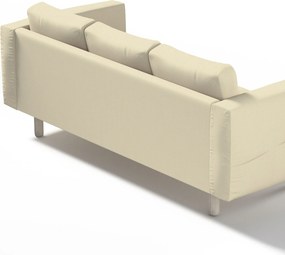 Potah na pohovku IKEA Norsborg 3-místná barva krémová látka lesklé, pletený vzor