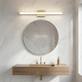 Toolight Toolight, LED nástěnné svítidlo 80cm, 13W, 4000K, 1000lm, APP1853-1W, zlatá matná, OSW-66007