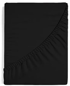 Matějovský napínací prostěradlo jersey Černé na matraci: 200 x 220 cm