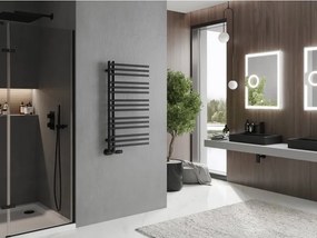 Mexen Neptun dekorativní koupelnový radiátor 900 x 500 mm, 369 W, černý - W101-0900-500-00-70