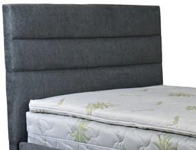 NEW DESIGN postele Postel boxspring VENETO s úložným prostorem a hlavovým čelem, 90×200 cm Velikost postele: 90 × 200 cm, Strana: Levá