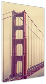 Wallmuralia Vertikální Fotoobraz na skle Most San Francisco 50x100