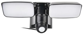 Solight LED solární osvětlení se senzorem, 9W, 850lm, 4000K, Li-Ion, černá