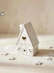 Sinsay - Vánoční LED lampička ve tvaru domečku - bílá
