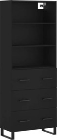 vidaXL Skříň highboard 69,5 x 34 x 180 cm kompozitní dřevo [3189406] Barva: kouřový dub