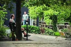 Philips Alpenglow černá / Venkovní sloupkové svítidlo / 90 cm / bez zd