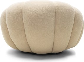 Designové relaxační křeslo VENEZIA 100 cm bouclé béžové