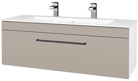 Dřevojas Koupelnová skříň ASTON SZZ 120 Varianta: N01 Bílá lesk / Úchytka T06 / N07 Stone