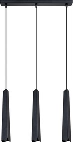 Sollux Lighting Závěsná lampa PRYSM 3L černá