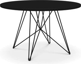 Výprodej Magis designové jídelní stoly XZ3 Round - deska MDF černá/ podnož černá