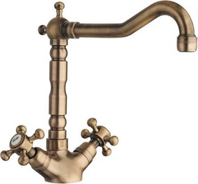 Sapho Reitano Rubinetteria Antea - Dřezová baterie, bronz 3126