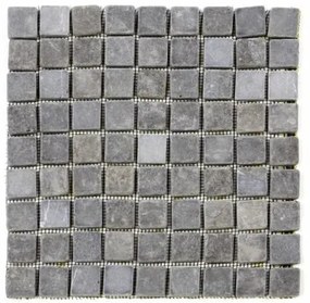 Divero Garth 2006 Mramorová mozaika - 1 m2, černá/šedá - 30x30 cm