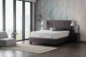 Čalouněná postel ELEGANCE NEW - černá 140 × 200 cm