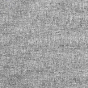 Houpací křeslo světle šedé textil 329415