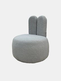 Sinsay - Puf s motivem králíka - šedá