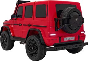 Elektrické autíčko Mercedes Benz G63 AMG XXL STRONG MP4 červené