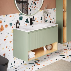 Umyvadlo Duravit s toaletní skříňkou BELDIVO 100 cm