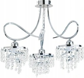 Křišťálový lustr Crystal VIII 3xE27 stropní svítidlo glamour krystaly