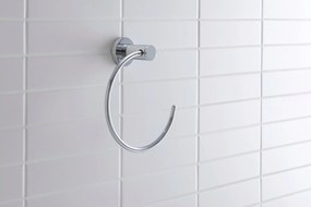 Duravit D-Code kruhový držák na ručníkyChrom - otočný