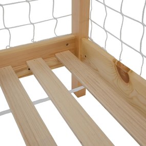 Montessori postel 90x200, přírodní/bílá/modrá/červená, FUTAL Kondela 0000396833