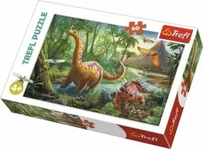 Trefl - Puzzle - Dinosauři  / 60 dílků / 33 x 22 cm / věk 4+