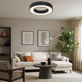 Rabalux 71361-LED St stropní sv CIRANO LED/45W/230V 3000-6500K pr.60 cm černá+DO
