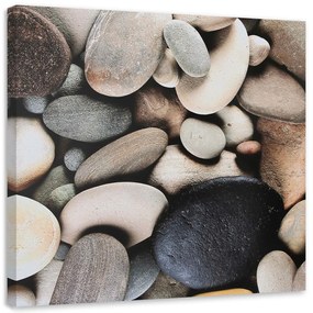 Gario Obraz na plátně Šedé kameny v detailním záběru Rozměry: 30 x 30 cm