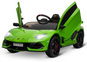 HOMCOM Lamborghini elektrické auto pro děti, dětské vozidlo, dětské auto, pro 3-8 let, s dálkovým ovládáním, 2 x 550 motorů, MP3/USB světlo | Aosom