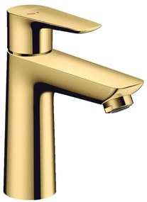 Hansgrohe Talis E, páková umyvadlová baterie 110 CoolStart s odtokovou soupravou s táhlem, zlatá lesklá, 71713990
