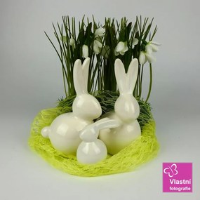 Velikonoční dekorační zajíček 6 cm