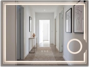 Rea Zrcadlo 80x60 cm s LED osvětlením HOM-01806