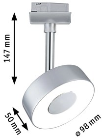 Paulmann 96799 Circle, spot pro Urail system, 1x5W LED 4000K, stmívatelný, matný chrom
