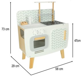 Creative Corner Dřevěné kuchyňské doplňky MDF LULILO retro