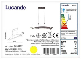 Lucande | Lucande - LED Stmívatelný lustr na lanku MARIJA LED/22W/230V | LW0412