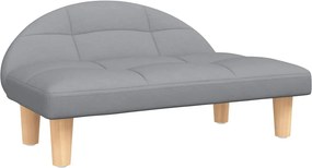 Pelíšek pro psy světle šedý 70 x 52 x 30 cm textil 171933