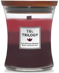 WoodWick – Trilogy svíčka Sun Ripened Berries (Letní bobule) Velikost: velká 609 g