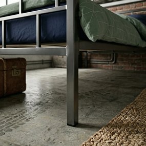 Dede Industriální kovová postel LUSSO 3, 120x200 cm Barva rámu postele: Černý rám